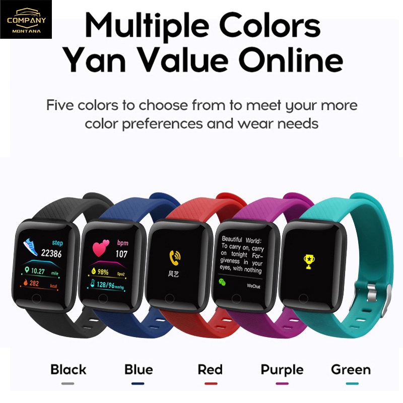 【COD】116Plus Smart Watch D13 Smart Bracelet Men Women Heart Rate Watch ... 【COD】116Plus Smart Watch D13 Smart Bracelet Men Women Heart Rate Watch ...