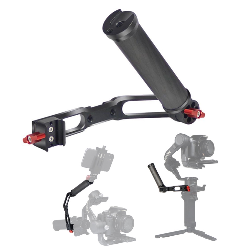 XT-XINTE Carbon Fiber L Bracket Foldable Handle Grip Bracket with Cold ...