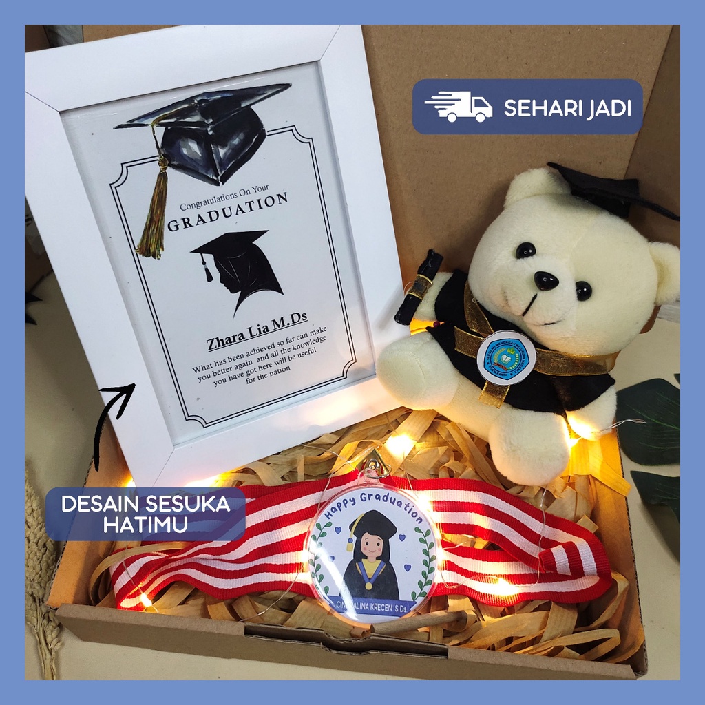 Custom acrylic medal + 5R Frame Certificate + Doll Birthday Gift Gift ...
