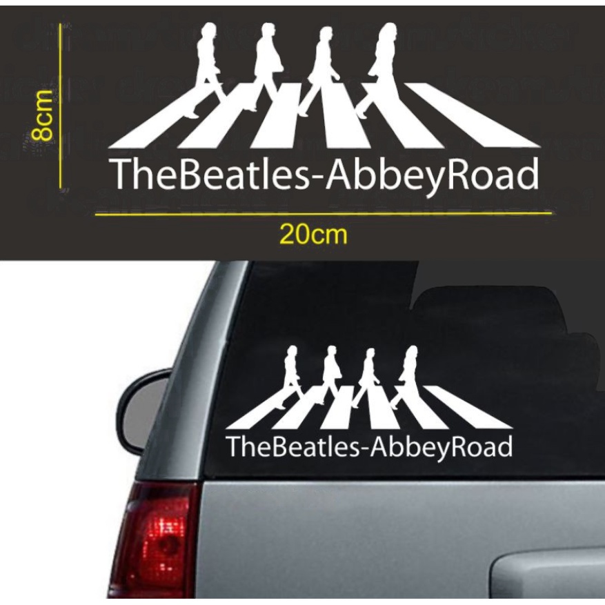 The Beatles Abbey Road Music Band Car Sticker - Car Decal Sticker ...