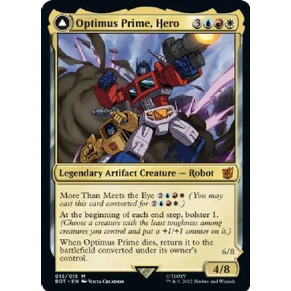 MTG BRO BOT : Optimus Prime, Hero - Pack Fresh Universes Beyond ...