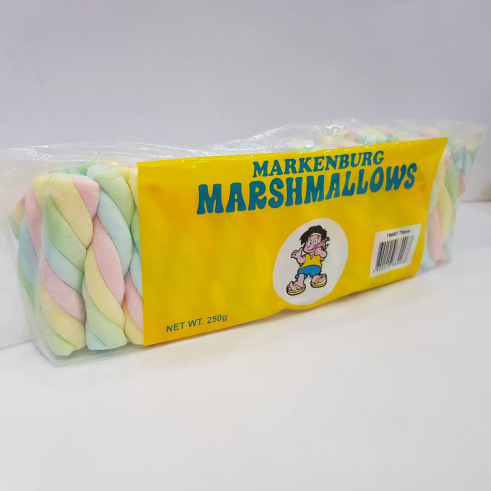 Markenburg Marshmallows Twisted 75mm Assorted 250g | Shopee Philippines