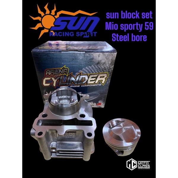 SUN BLOCK SET MIO SPORTY 59mm steel bore CYBLO02 (7597) | Shopee ...