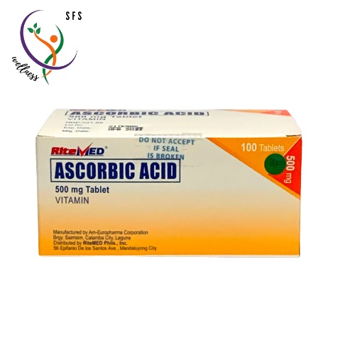 RiteMed® Ascorbic Acid (100 Tablets) | Shopee Philippines