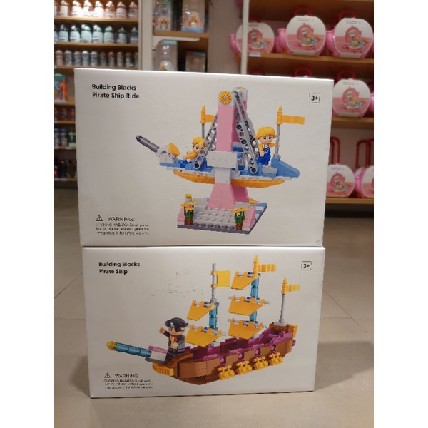Miniso building blocks (pirate ship ride) | Shopee Philippines