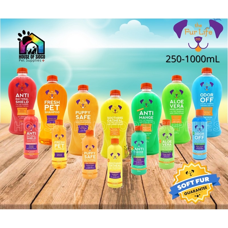 The Fur Life Co. Shampoo & Conditioner For Pets 250-1000ml | Shopee ...