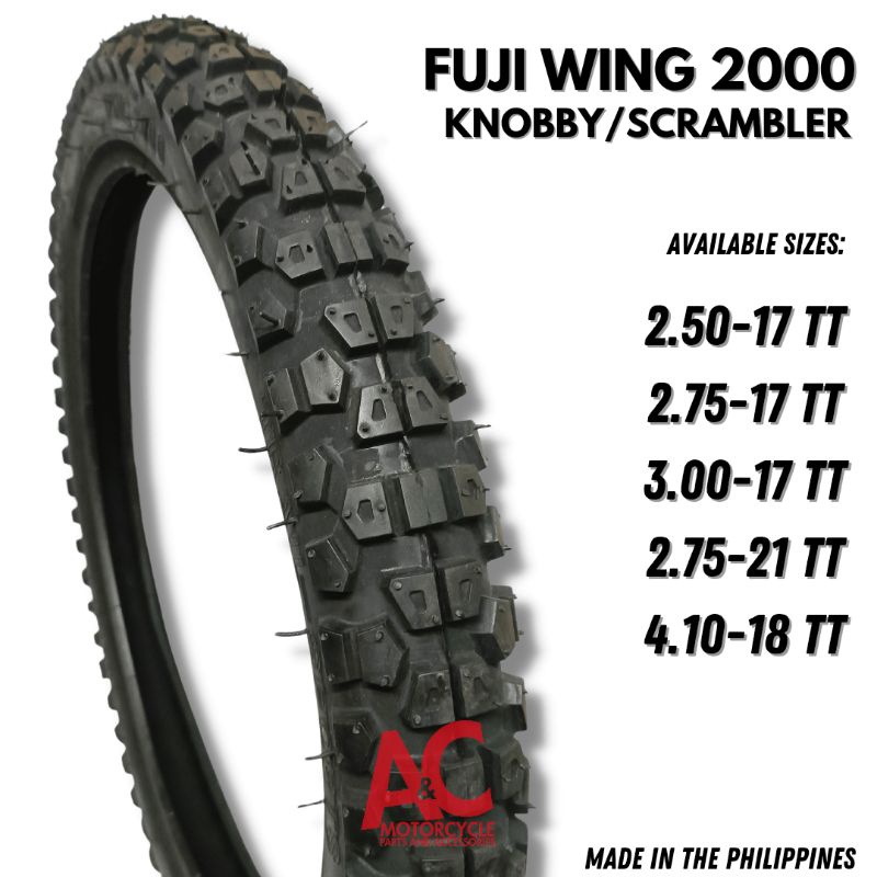 Fuji Wing Motorcycle Tire 17, 18 & 21 ( 2.50x17, 2.75x17, 3.00x17, 4 ...
