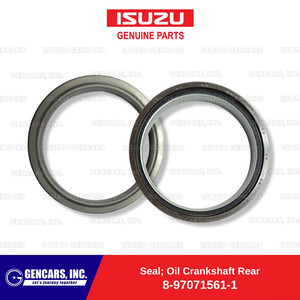 Isuzu Seal; Oil Crankshaft Rear for Alterra /Dmax/Crosswind (8-97071561 ...