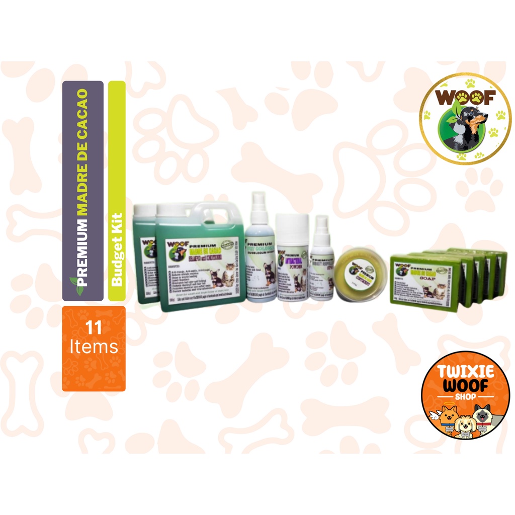 Woof Madre De Cacao Budget Kit (11 Items) | Shopee Philippines