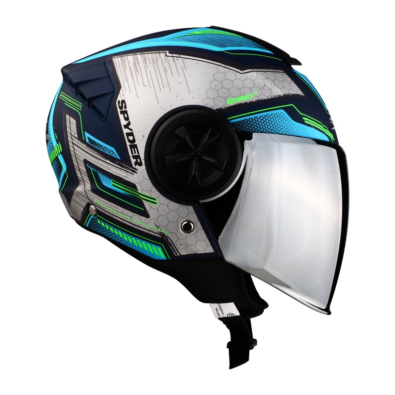 Spyder Open-face Helmet Reboot 2 G ATLAS S6 (FREE CLEAR VISOR) hellsten ...