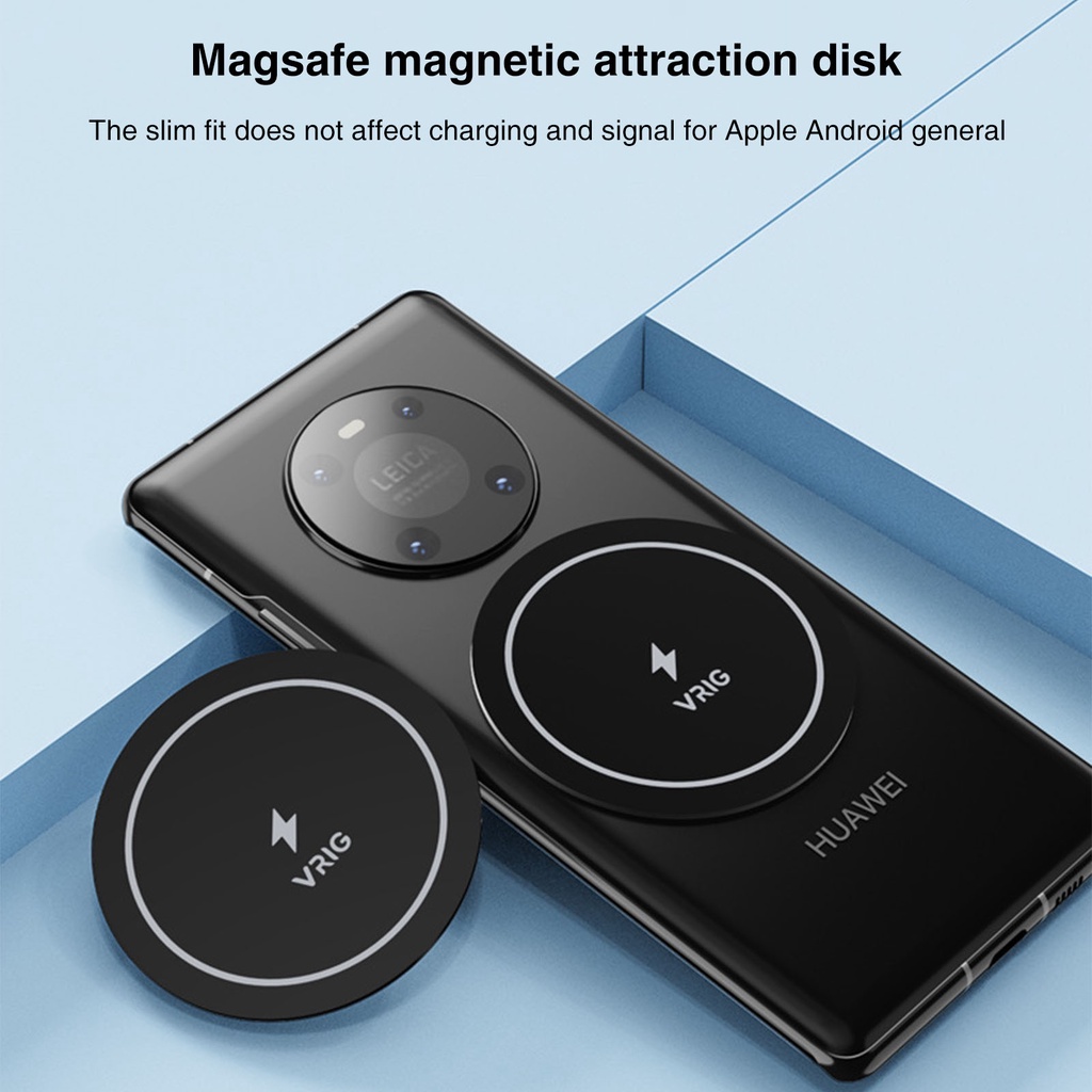 VRIG MG-08 Magnetic Disk For Car Phone Holder Metal Leather Iron Sheets ...