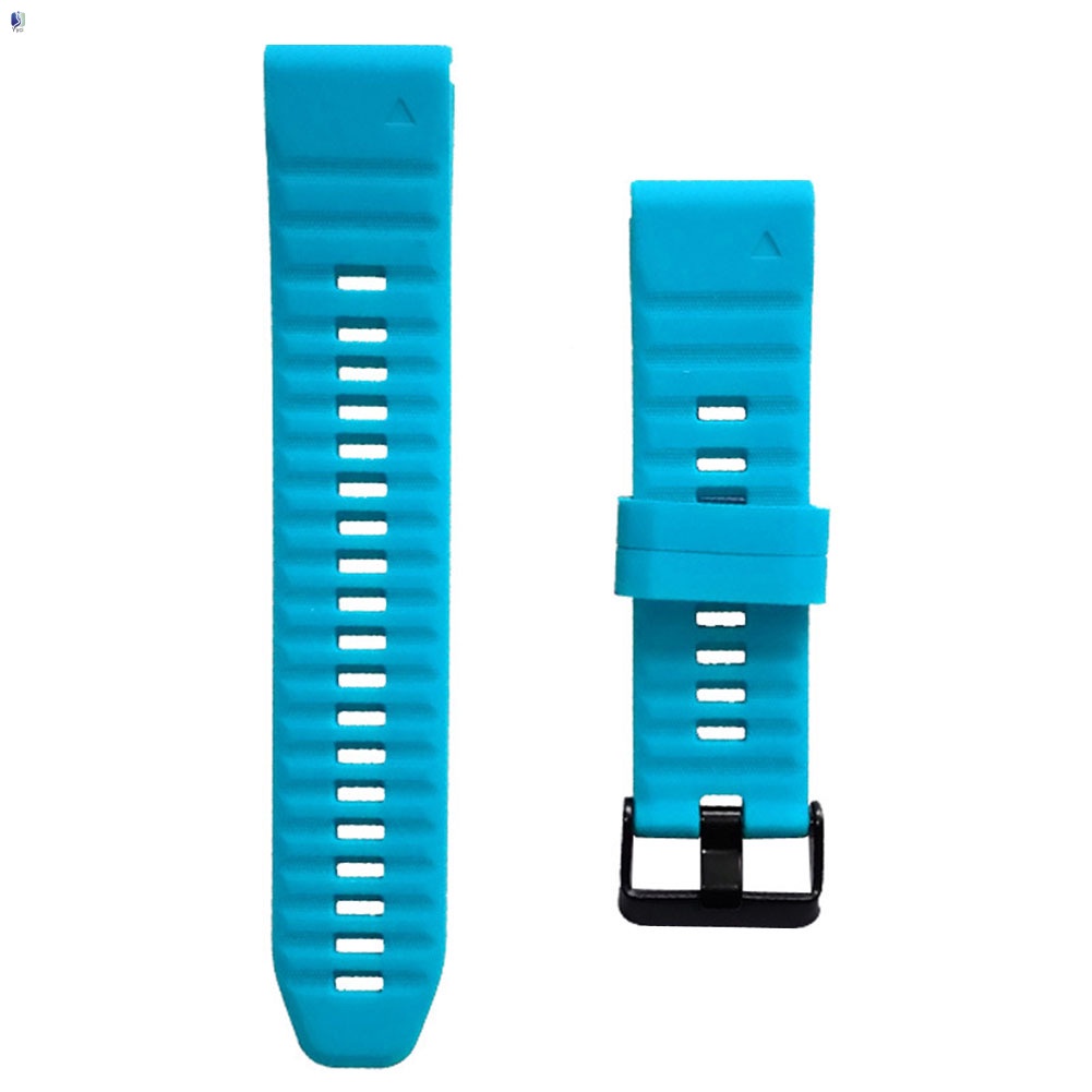 Garmin Quick Release Silicone Watch Belt Smartwatch Strap Grooves ...