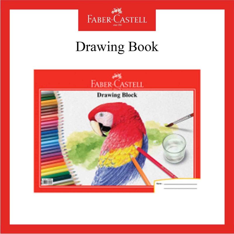 A4 Faber Castell Drawing book/Drawing book a4 parrot | Shopee Philippines