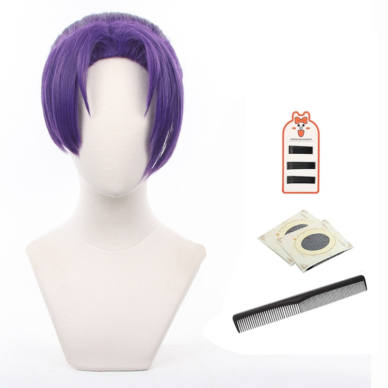 HOLOUN Blue Lock Wig Cosplay Costume Reo Mikage Anime Hair Accessories ...