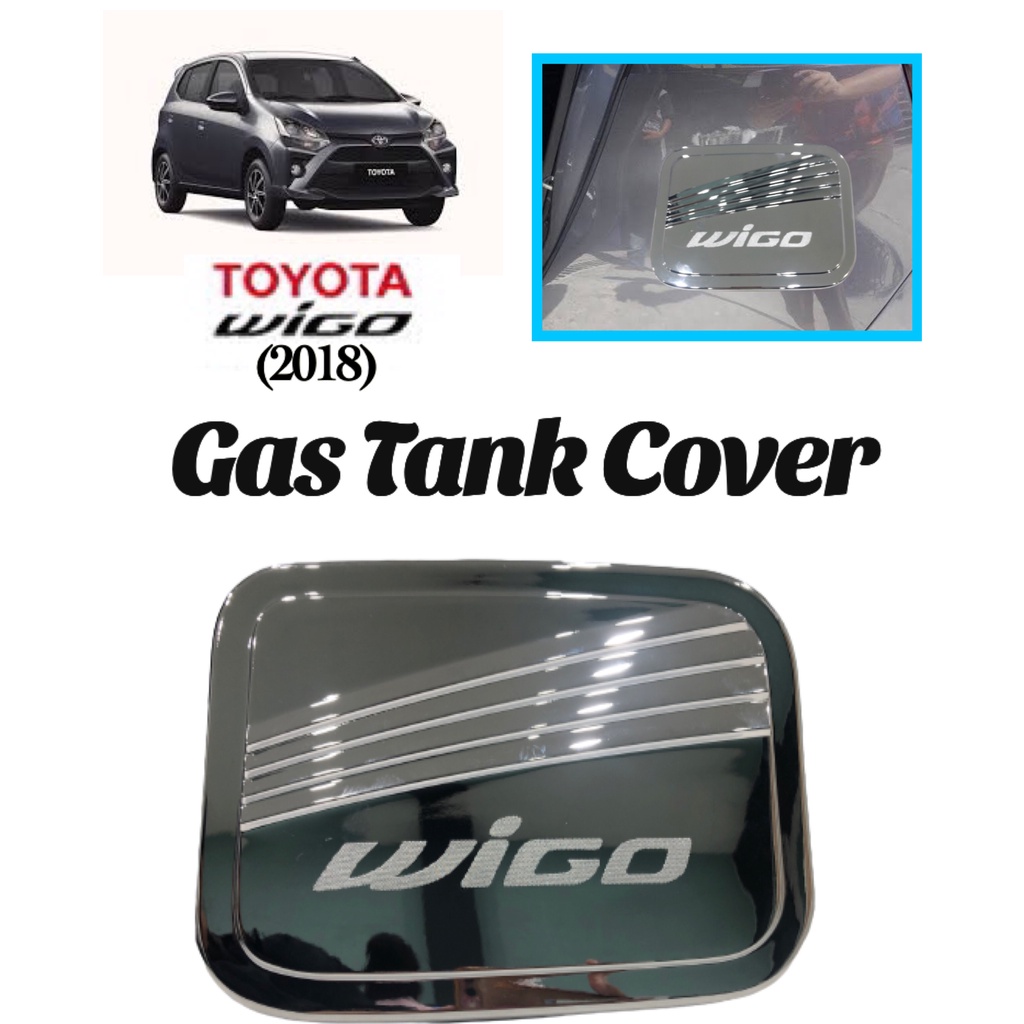 CPAO Toyota Wigo 2018 CAR GAS FUEL TANK CAP COVER CHROME (9206 ...
