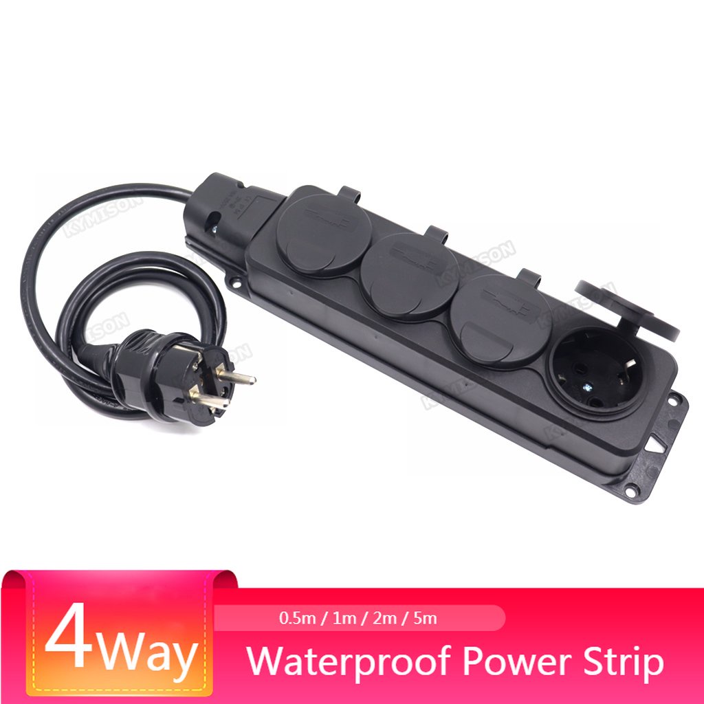 European Industry Power Socket Strip With Cable IP44 Waterpoof Level ...
