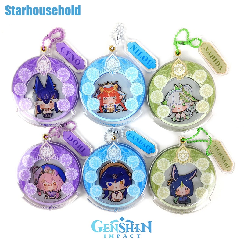 Genshin impact keychain Nahida Cyno Nilou Acrylic keychain | Shopee ...