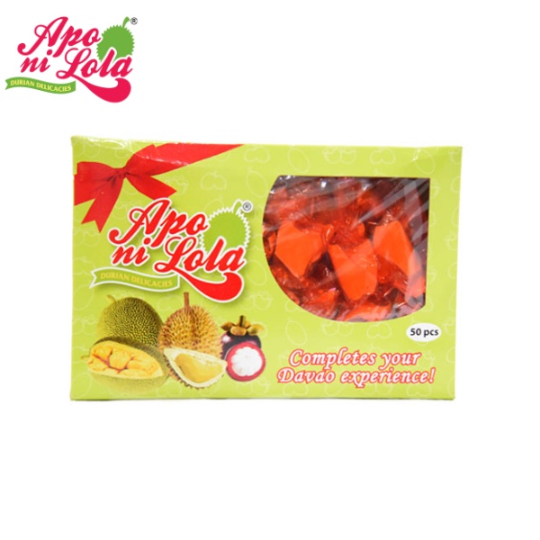 Apo ni Lola | Special Yema Durian Flavors Box of 50pcs | Davao Sweets ...