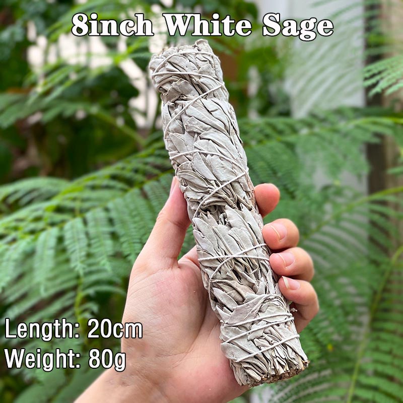 White Sage Smudge Stick Sustainably Harvested (Natural Incense, Organic ...