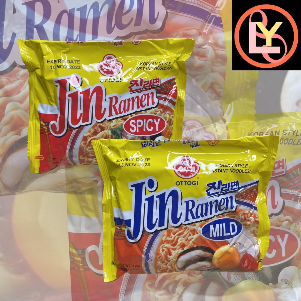 YLOS Ottogi Jin Ramen Mild Multi & JinRamen Hot Multi 1Pack | Shopee Philippines