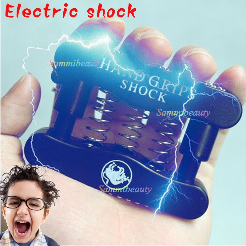 NEW Creative Mini Electric Shock Hand Grips Shock Grip Toy Novelty ...