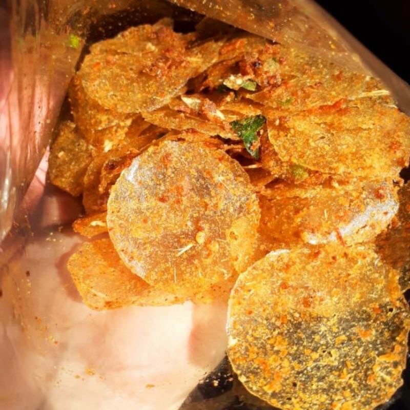 1kg Glass Chips/Glass Chips/kripca/Pikca Spicy Orange Leaves | Shopee ...