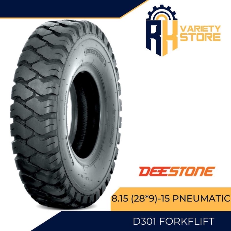DEESTONE 28*9 (8.15)-15 14PR D301 PNEUMATIC FORKLIFT TIRES (SET ...