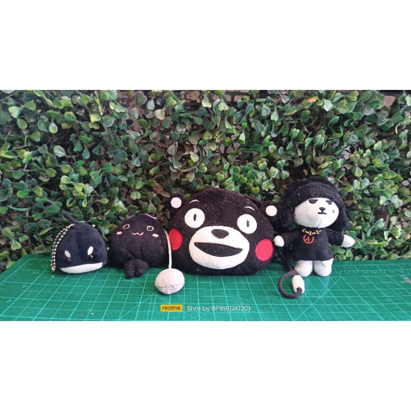 Kumamon Krunk Plush Purse Keychain Black Set | Shopee Philippines