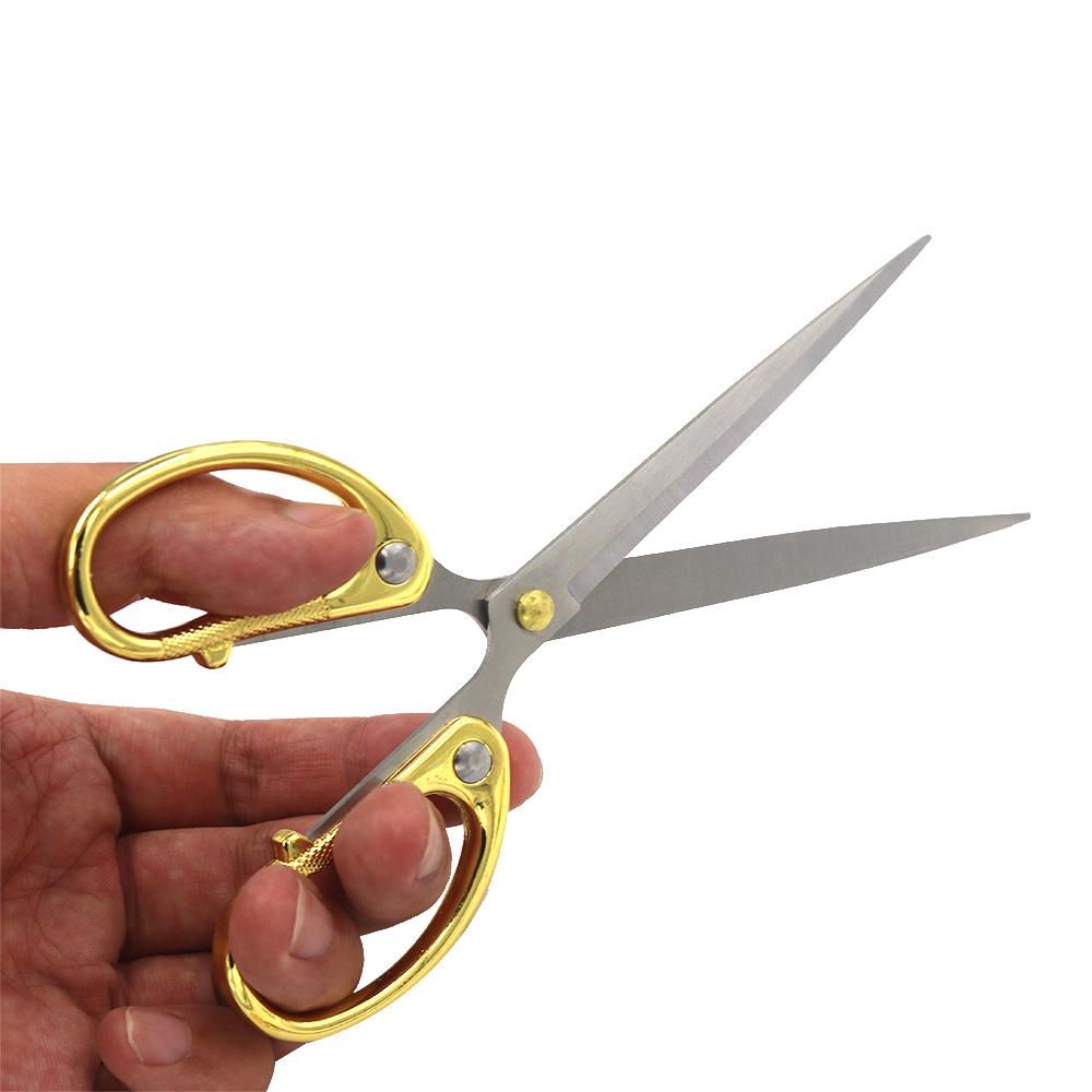 Professional Tailor Golden Color Scissors Sewing Scissors Clothes ...