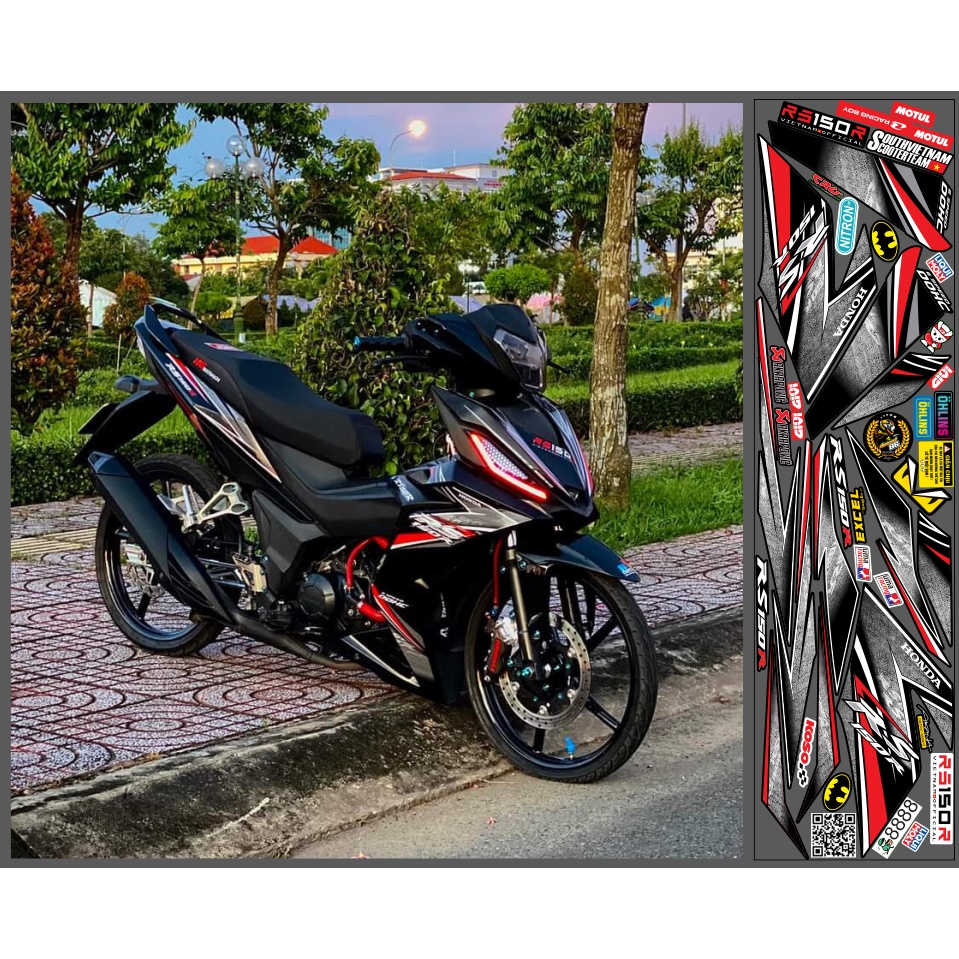 RS150R WINNER V1 BLACK STICKER | Shopee Philippines