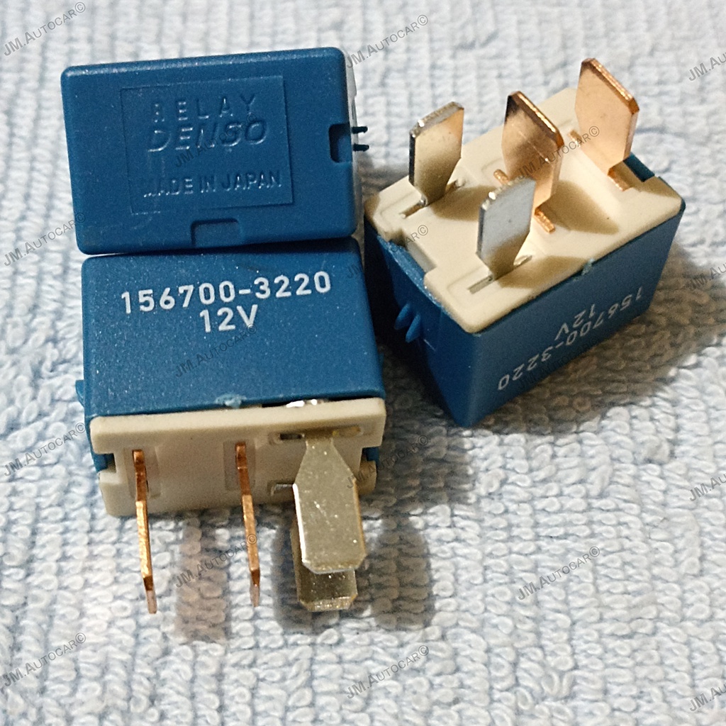 Denso Blue Relay 12v 4ft Universal Car Motorcycle Relay Avanza | Shopee ...