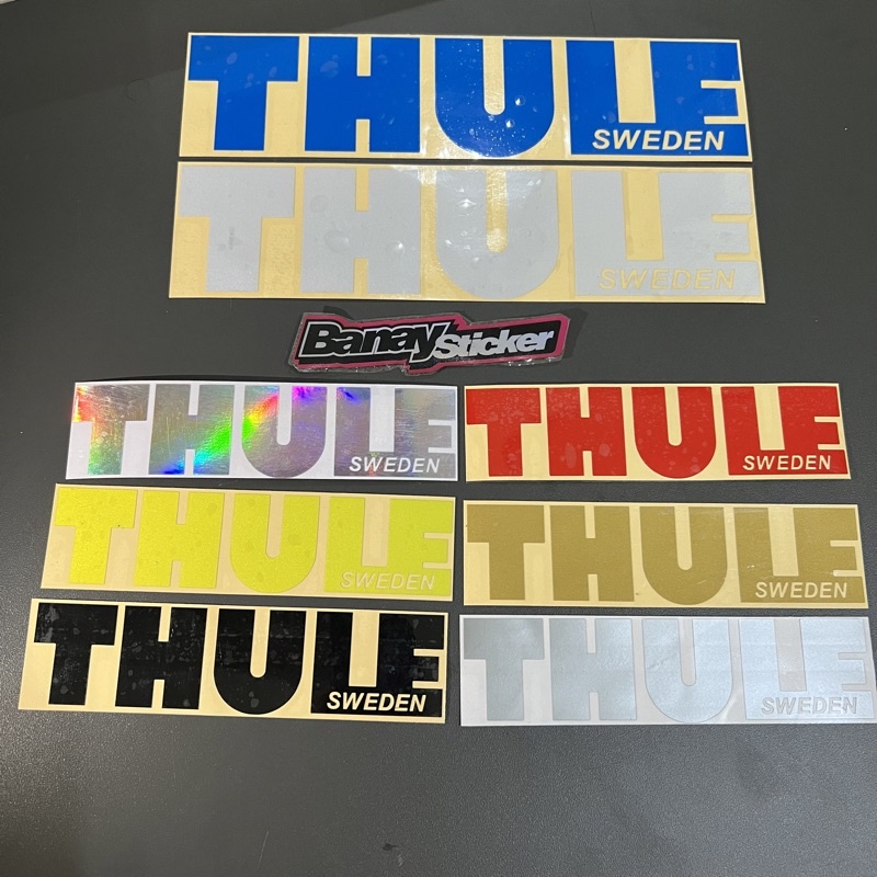 Sticker ROOF RACK ROOF BOX THULE Cutting Sticker Reflectorized Sticker ...