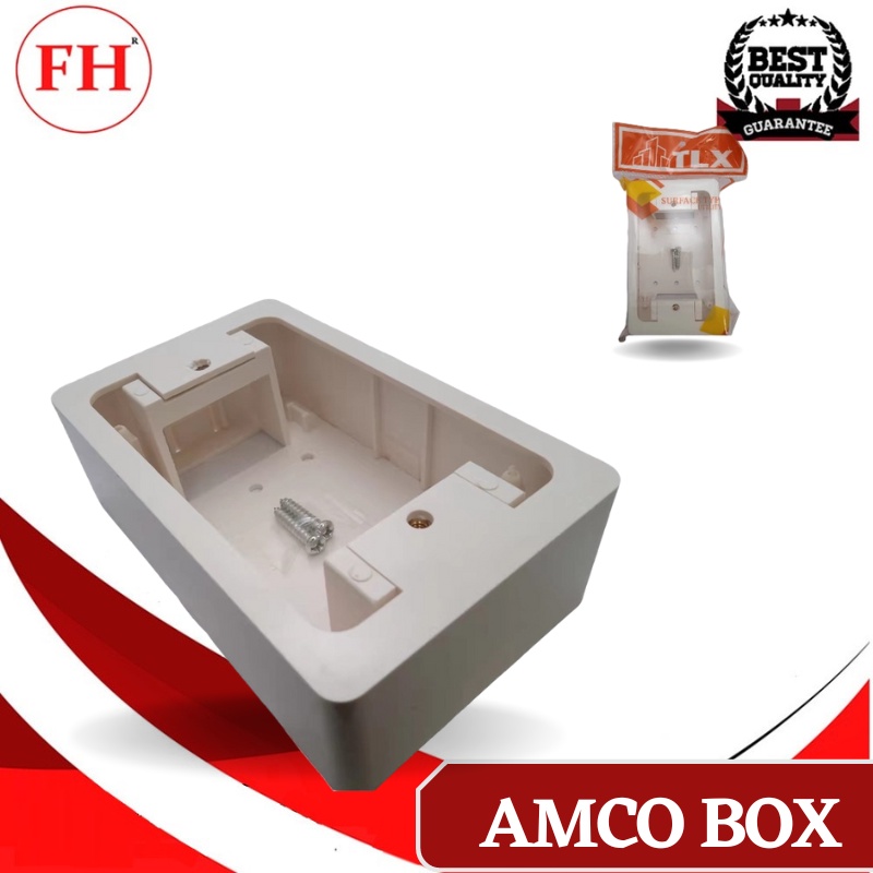 TLX PVC Surface Type Electrical Amco Utility Box High Quality | Shopee ...