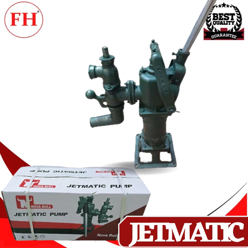 Heavy Duty NOVA BULL Jetmatic Manual Water Pump Complete Set (POSO ...