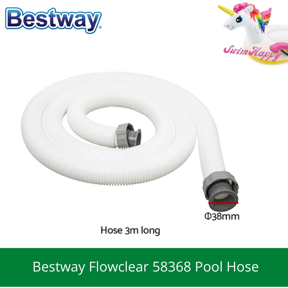 SwimHappy Bestway Flowclear 58368 Pool Pump Hose for Intex and Bestway ...