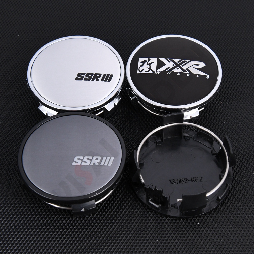 4PCS Wheel Hub Caps 62MM/56MM Rim Cover Cap SSR XXR Emblem Wheel Center ...