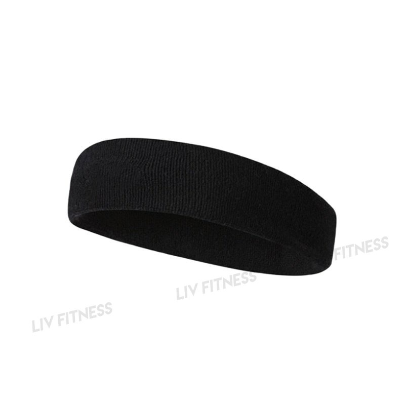 Headband Women Men Sweat Sweatband Yoga Gym Stretch Head Band For Sport ...