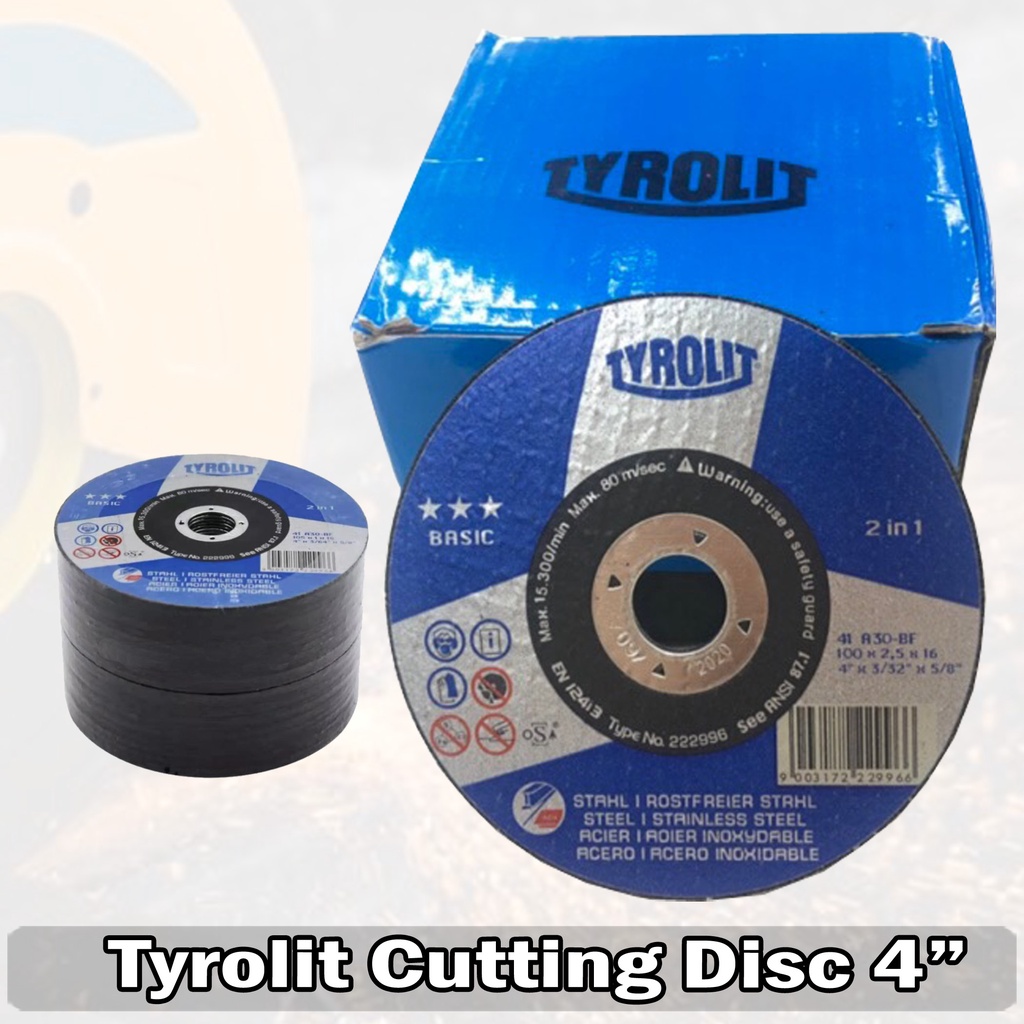 Tyrolit Grinding Disc 4" | Shopee Philippines