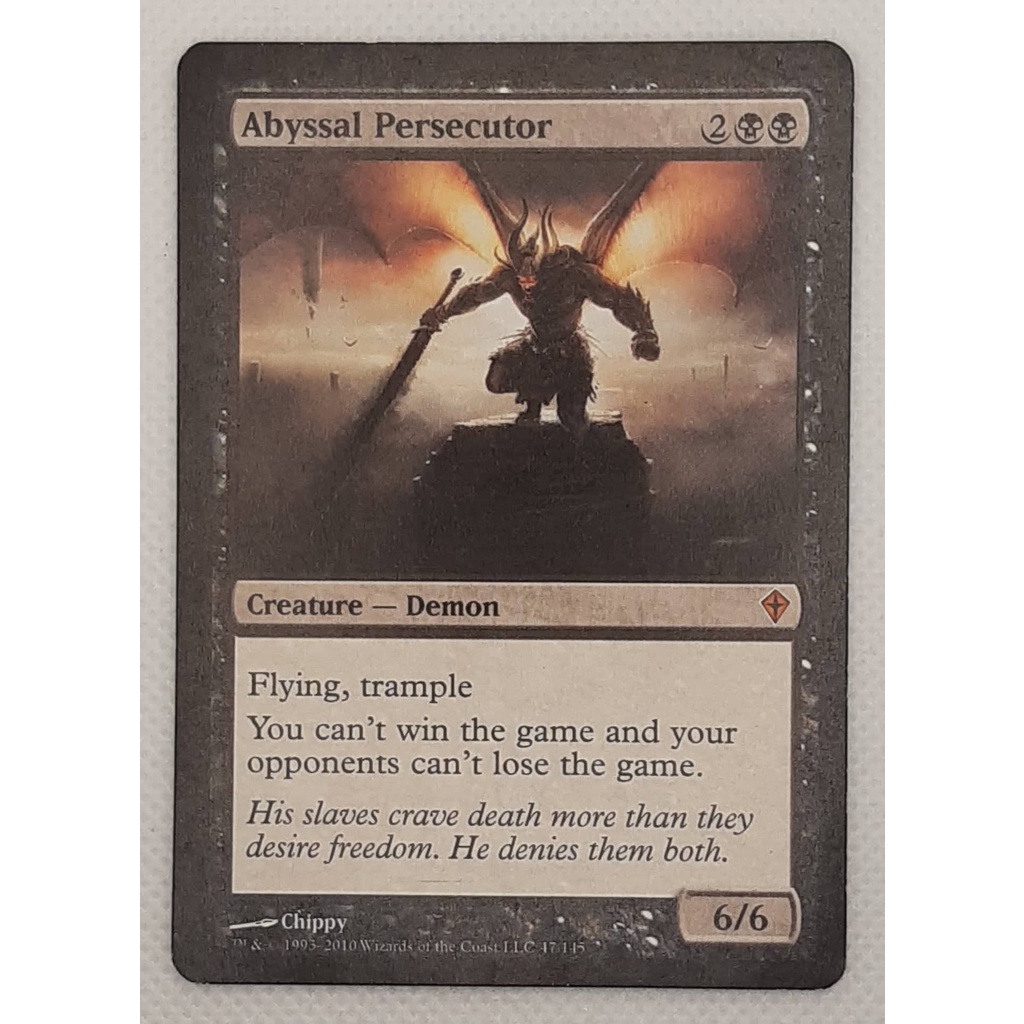 MTG Card Abyssal Persecutor SET(4pcs) Creature — Demon Mythic Rare ...