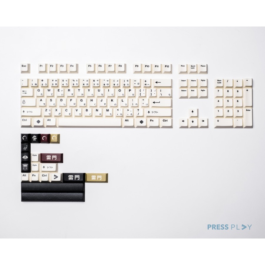 Shirakawa PBT Dye Sub Keycap Set 122 Keys Japanese Root by Press Play ...