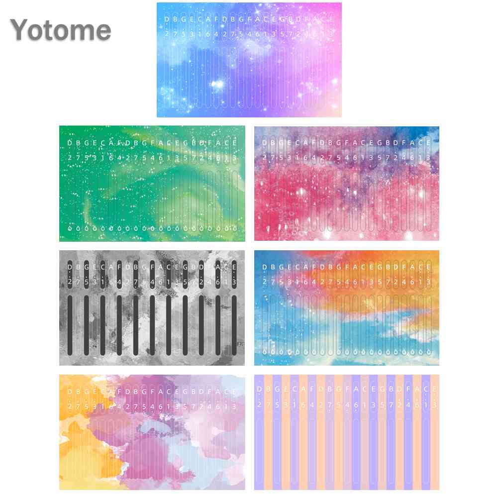 Kalimba 21 Key Sticker Thumb Piano Decals Scale Logo Stickers for ...