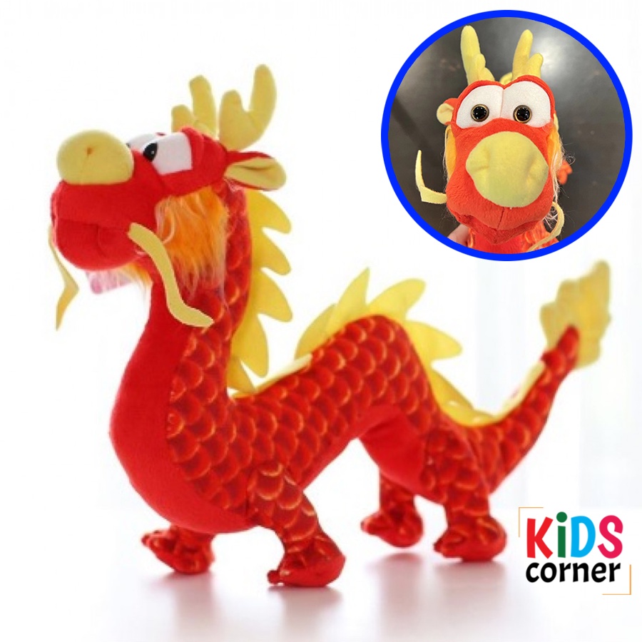 Lucky Dragon Soft Plush Toy CNY good luck fortune Chinese New Year ...