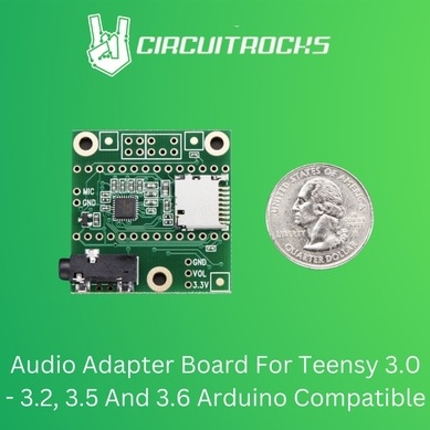Audio Adapter Board For Teensy 3.0 - 3.2, 3.5 And 3.6 Arduino ...