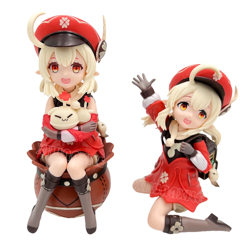 14cm Genshin Impact Klee Anime Figure Genshin Impact Venti Action ...