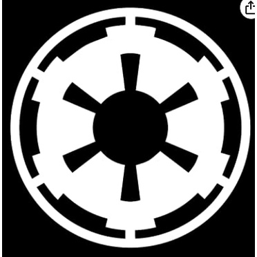 Imperial Galactic Empire Weatherproof Vinyl Decal Cut out | Shopee ...