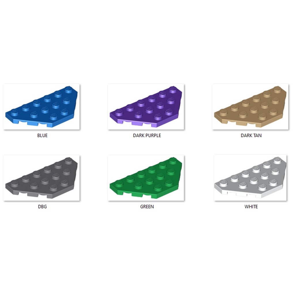 LEGO Part: Wedge, Plate 3x6 Cut Corners | Shopee Philippines
