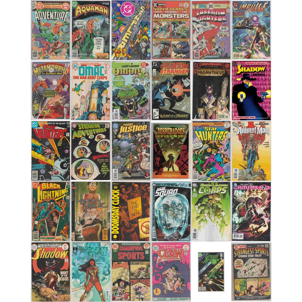 10 DC for P1500. Teen Titans, DC Special, Aquaman, Shazam, War, Young ...