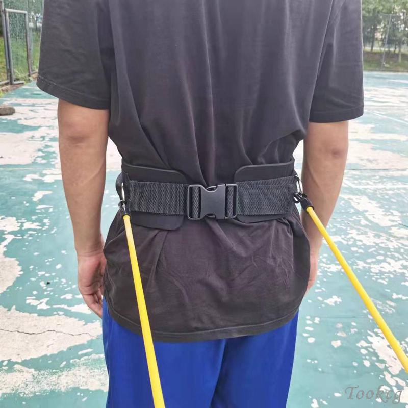 [Tookcg] Waist Belt Resistance Band Running Powerlifting Speed Agility ...