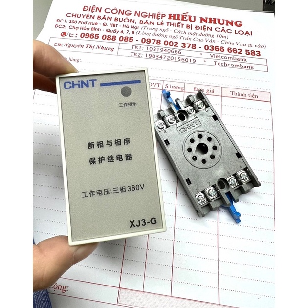 Chint XJ3-G 3-Phase Voltage Protection Relay (Chint Phase Loss ...