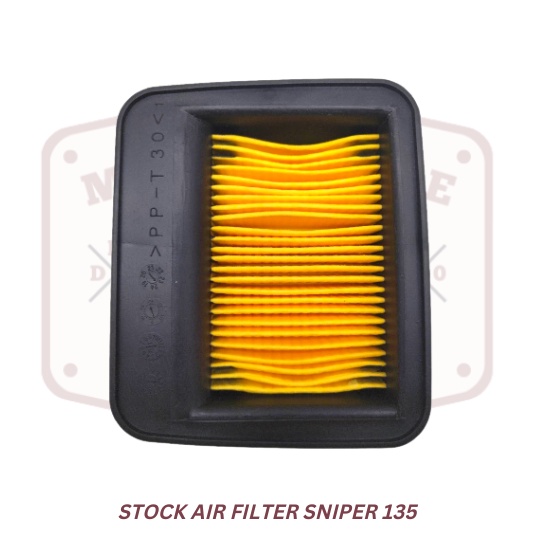 Motorcycle Stock Air Filter for Sniper 135 | Shopee Philippines